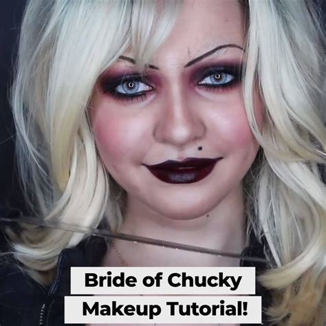 Bride Of Chucky Transformation Makeup Tutorial Bride Of Chucky Transformation Makeup Tutorial