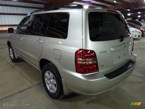 2003 Millenium Silver Metallic Toyota Highlander V6 4wd 44902372 Photo 2 Car