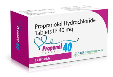Propranolol 40mg At Best Price In Jaipur Rajasthan Steris