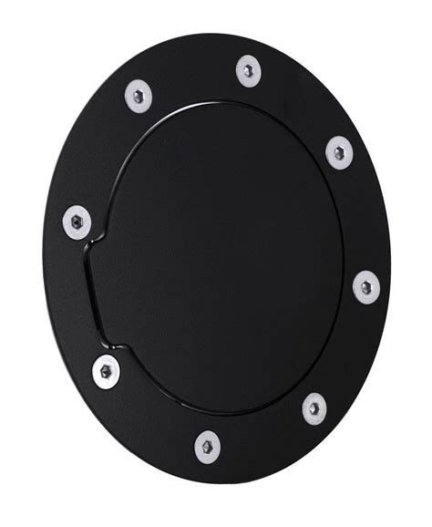 All Sales 6090gk Race Billet Fuel Door Gloss Black Ring And