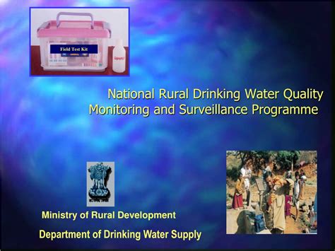 PPT National Rural Drinking Water Quality Monitoring Programme Overview PowerPoint