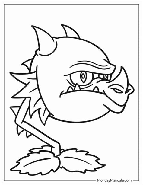 34 Plant Vs Zombies Coloring Pages Free Pdf Printables