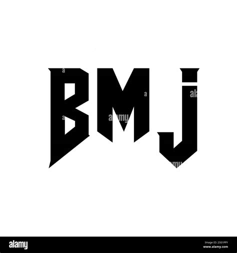 Bmj Letter Logo Design For Technology Company Bmj Logo Design Black