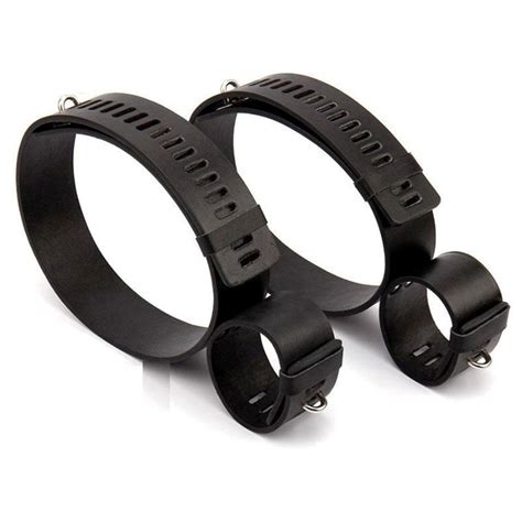 Wrist And Thigh Faux Leather Restraints Bdsm Australia