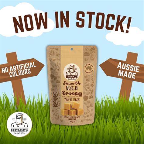 Kellys Candy Co Caramel Fudge 225gms Allsorts Of Sweets Kellys Candy Co Caramel Fudge 225gms Allsorts Of Sweets