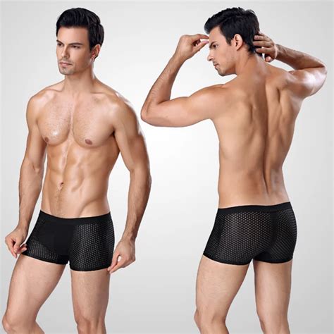 Ropa Interior Sexy Para Hombre Calzoncillos De Malla Transpirable