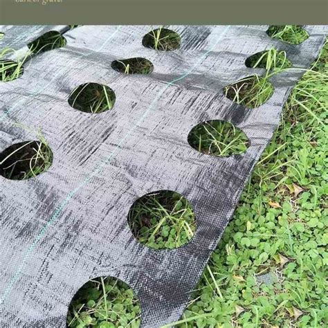 Black Grass Barrier Landscape Ground Fabric Ground Cover Mesh Weed Mat
