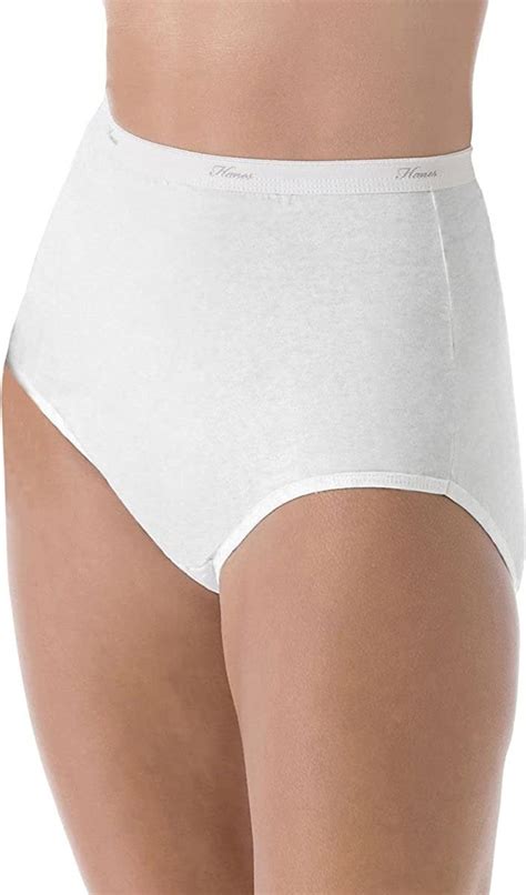 Hanes No Ride Up Cotton Brief Pp40ad White 9