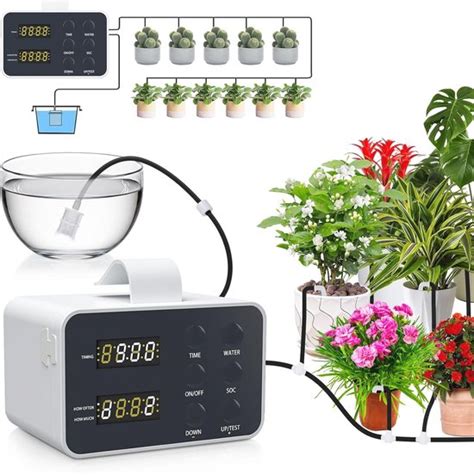 Automatisch Irrigatiesysteem Voor Planten Tijdsinstelbare