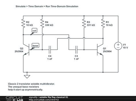 Flip Flop Transistor Switch Circuit