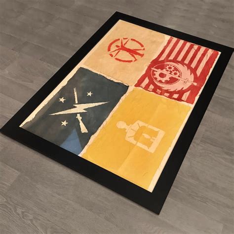 Small Fallout Inspired Faction Flags Etsy