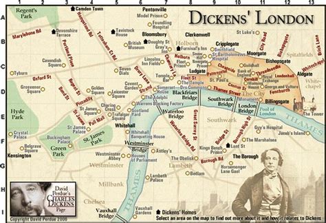 Interactive Map Of Dickens London Neatorama