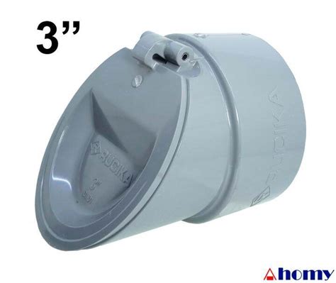 1pc Backflow Valve 3” Ts Tebal Rucika Tutup Pipa Anti Hewan Tikus