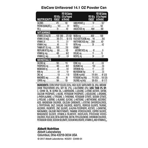 Abbott Elecare Infant Powder Dhaara 141 Oz Pack Of 6