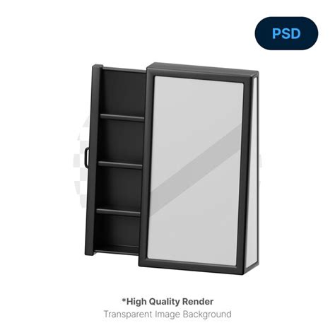 Premium Psd Dressing Mirror 3d Icon Premium Psd