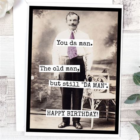 Birthday Card Birthday Cards For Men Da Man Happy Birthday