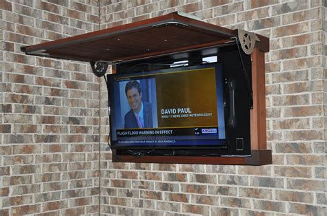 Cool Outdoor Tv Cabinet Enclosure Ideas Home Cabinets