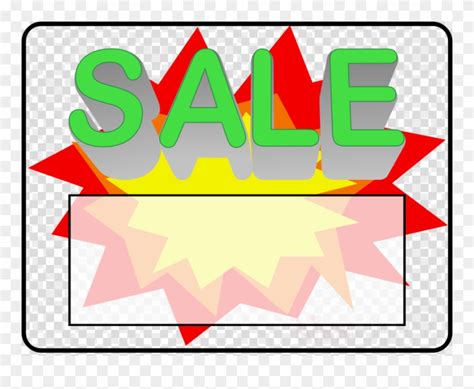 Sale Sign Clipart Sales Garage Sale Clip Art Sales Png Download