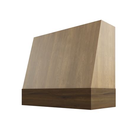 Florence Honey Angled Hood With Walnut Band 48 W X 36 H Rta