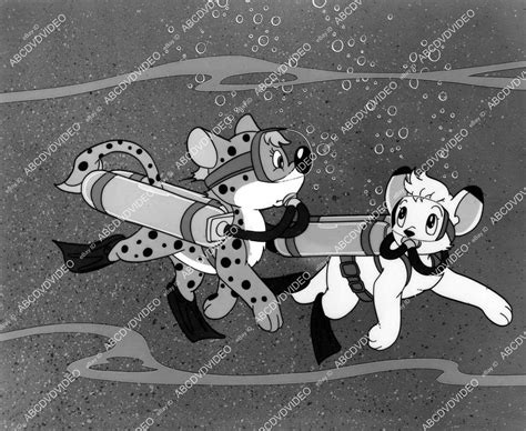 Crp 05488 1965 Animated Characters Kimba And Kitty Go Scuba Diving Tv Ki Abcdvdvideo