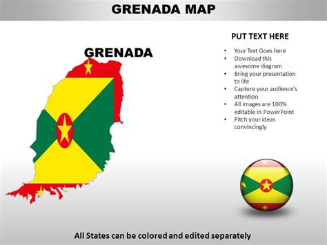 Grenada Country PowerPoint Maps | PowerPoint Slide Clipart | Example of Great PPT ...