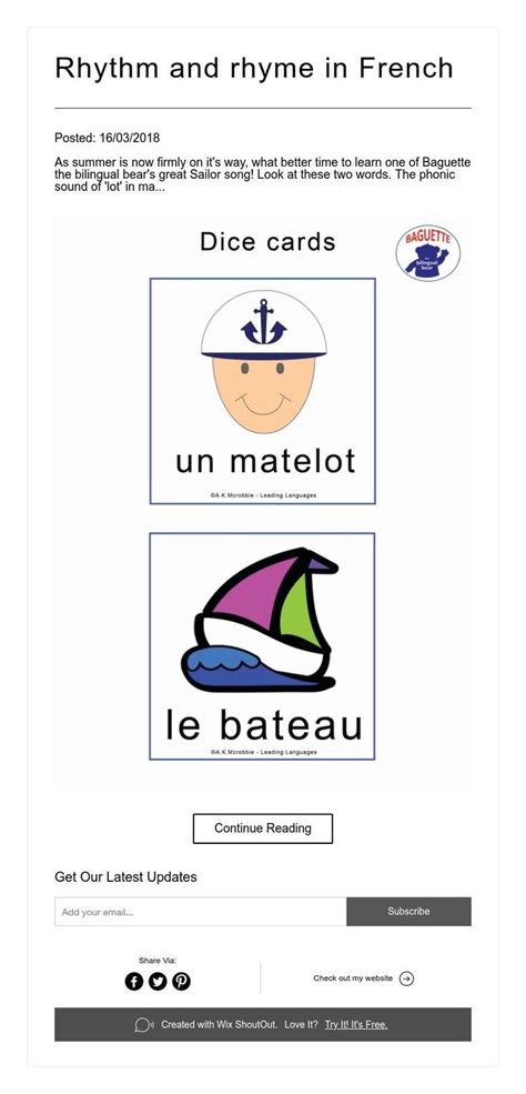 Rhythm And Rhyme In French Phonics Sounds Phonics Rhymes