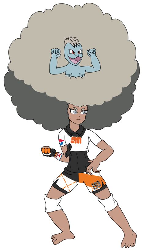 Bea Afro W Machop By Theamazingmisterz On Deviantart