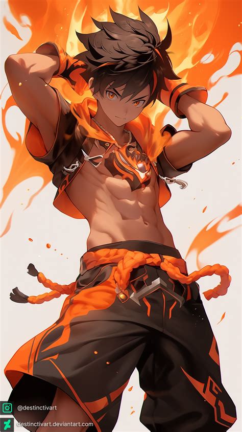 Mm09 013 Fire Boy By Destinctivart On Deviantart