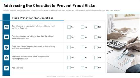 Anti Scam Playbook Addressing The Checklist To Prevent Fraud Risks