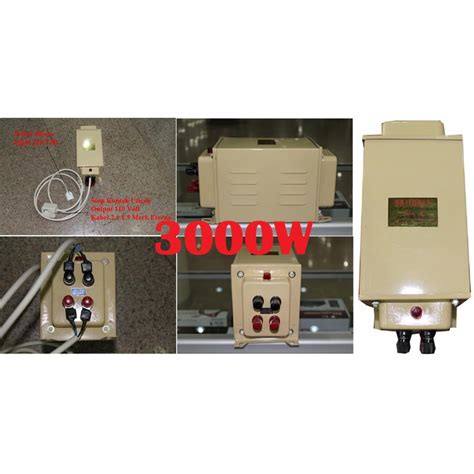 Jual Step Up And Down 220v 110v Transformer Daiichi 3000watt Shopee