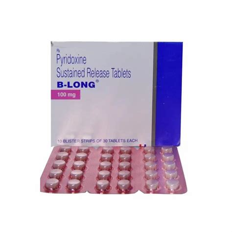 100mg B Long Pyridoxine Tablet At ₹ 159box Pyridoxine Tablets In Mumbai Id 2853622526373