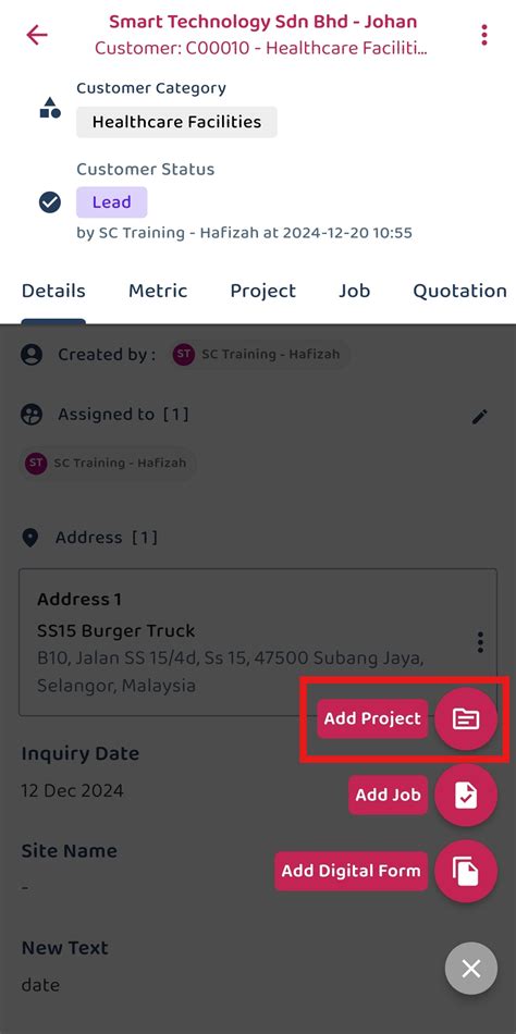 How To Add A New Project In Mobile App Help Center