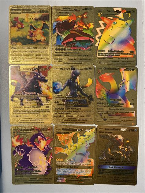Pokemon Gold Cards