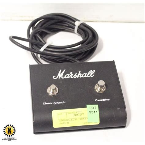Marshall 2 Button Fx Amp Foot Switch
