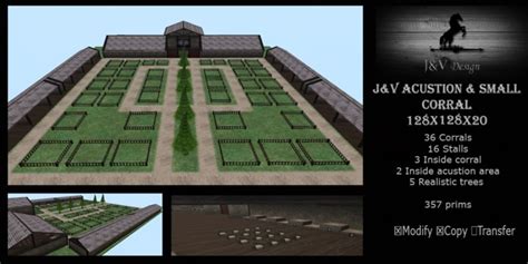 Second Life Marketplace Jandv Acustionandsmall Corral