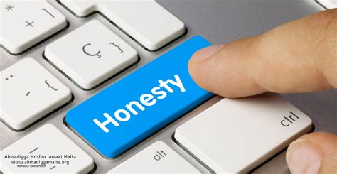 Honesty Ahmadiyya Muslim Jamaat Malta