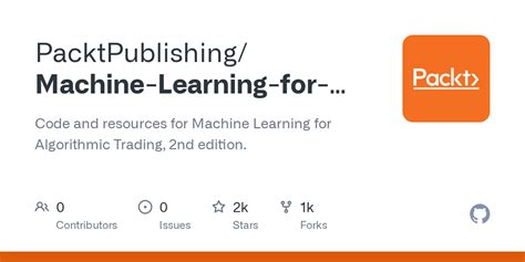 Github Packtpublishingmachine Learning For Algorithmic Trading Second Edition Code And