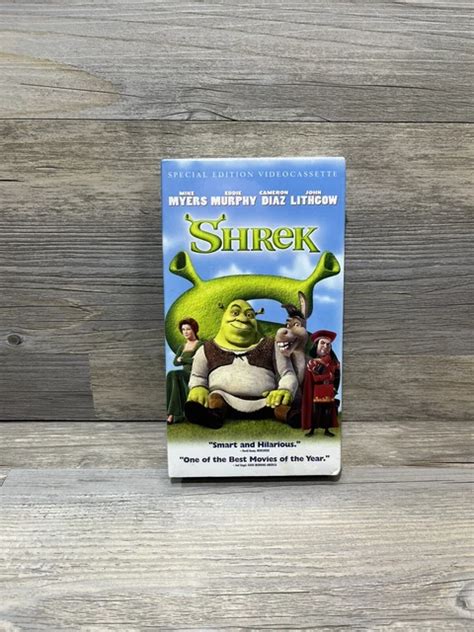 Shrek Special Edition Vhs 2001 Dreamworks Mike Myers New Sealed Eur