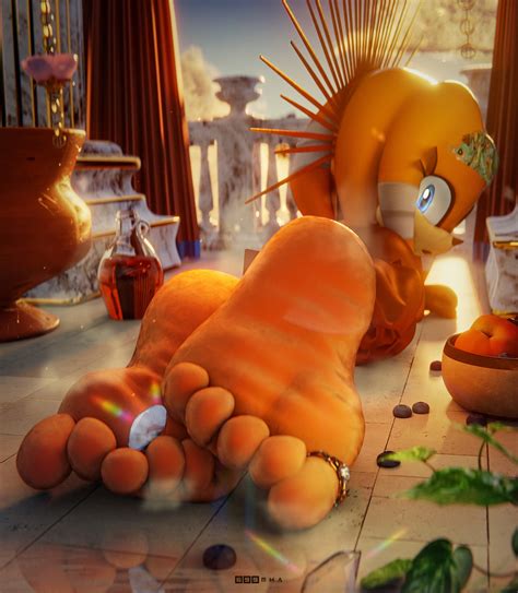 Rule 34 2023 3d 3d Artwork 3d Model 5 Toes 699mha Adorable Anthro Barefoot Blue Eyes Breath
