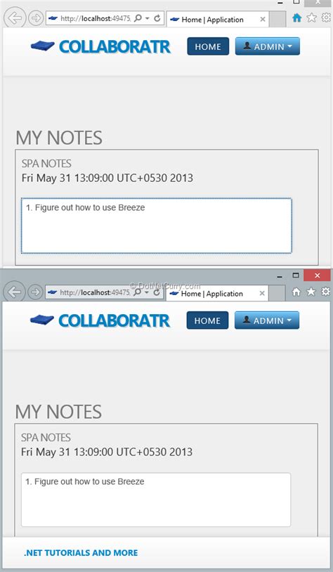 Using Signalr And Aspnet Mvcs Hot Towel Spa Template To Create An