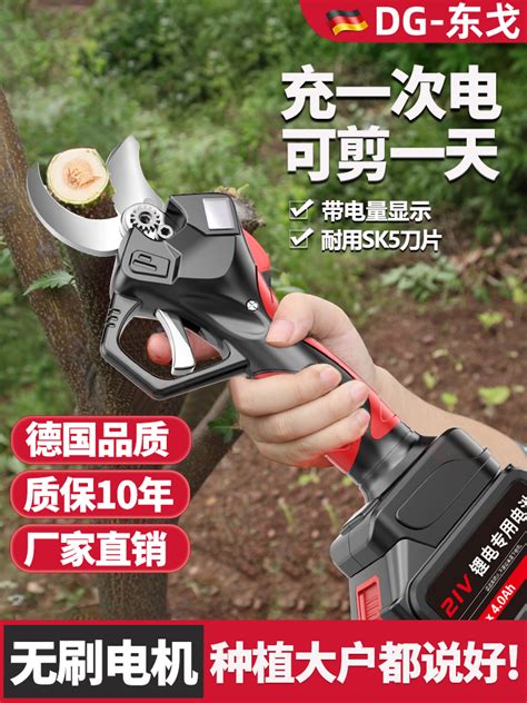 电动剪刀果树修枝剪充电式电剪刀锂电强力园林剪树电剪子剪枝神器 百度爱采购