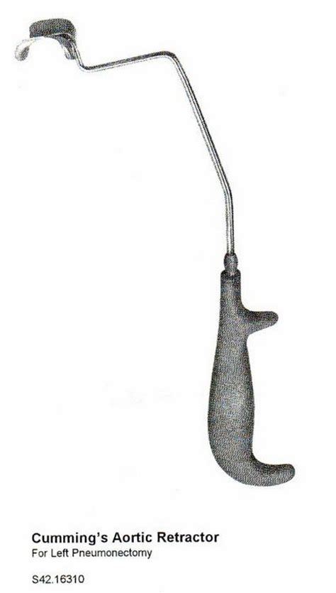 Cummings Aortic Retractor Surgical Instruments