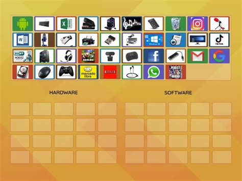 Ordena Por Software Y Hardware Classificação Em Grupos