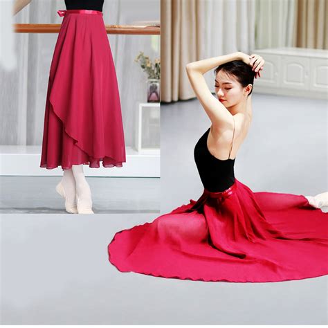 Chiffon Ballet Wrap Skirt Fairy Chiffon Long Chiffon Dance Skirt Tie Up