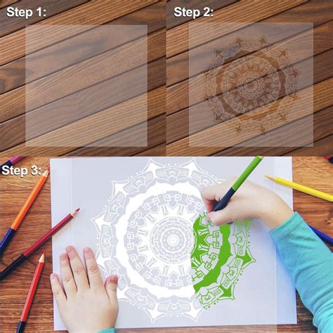 20pcs Clear Mylar Stencil Sheets 12 Inch Blank Ste Vicedeal