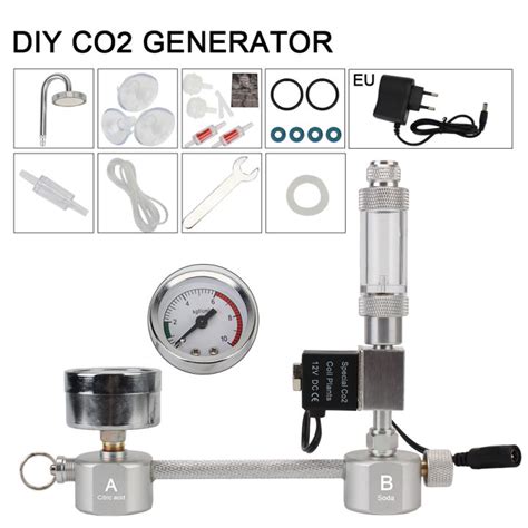 Aquarium Diy Co2 Generator System Kit Co2 Generator Bubble Counter