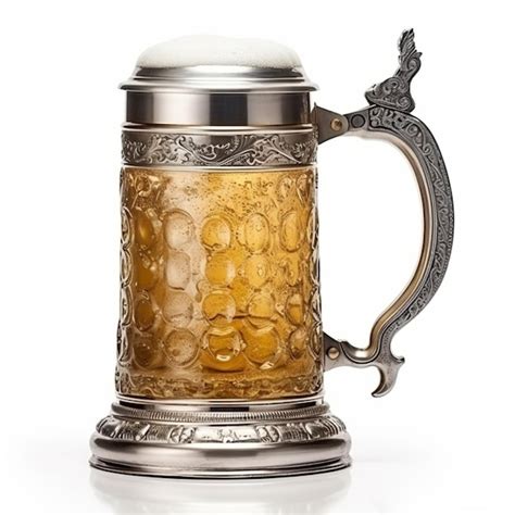 There Is A Beer Mug With A Handle And A Handle Generative Ai Premium Ai Generated Image