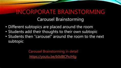 Brainstorming Instructional Teaching Strategy Presentation Pptx