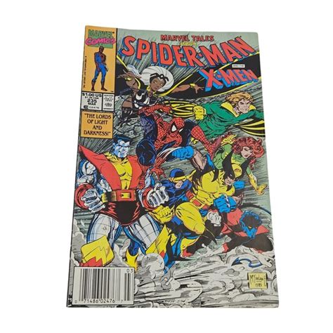 Marvel Other Marvel Tales Spiderman And The Xmen Comic Book 989