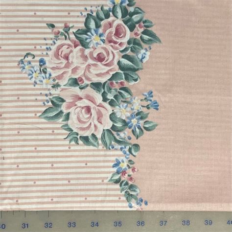 Border Print Fabric Etsy